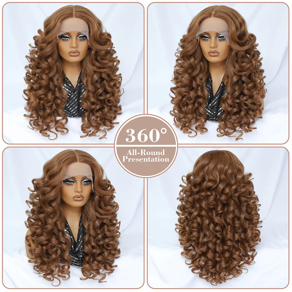 24 Inch Synthetic Drag Queen Lace Front Wig | Queenofdrag.com