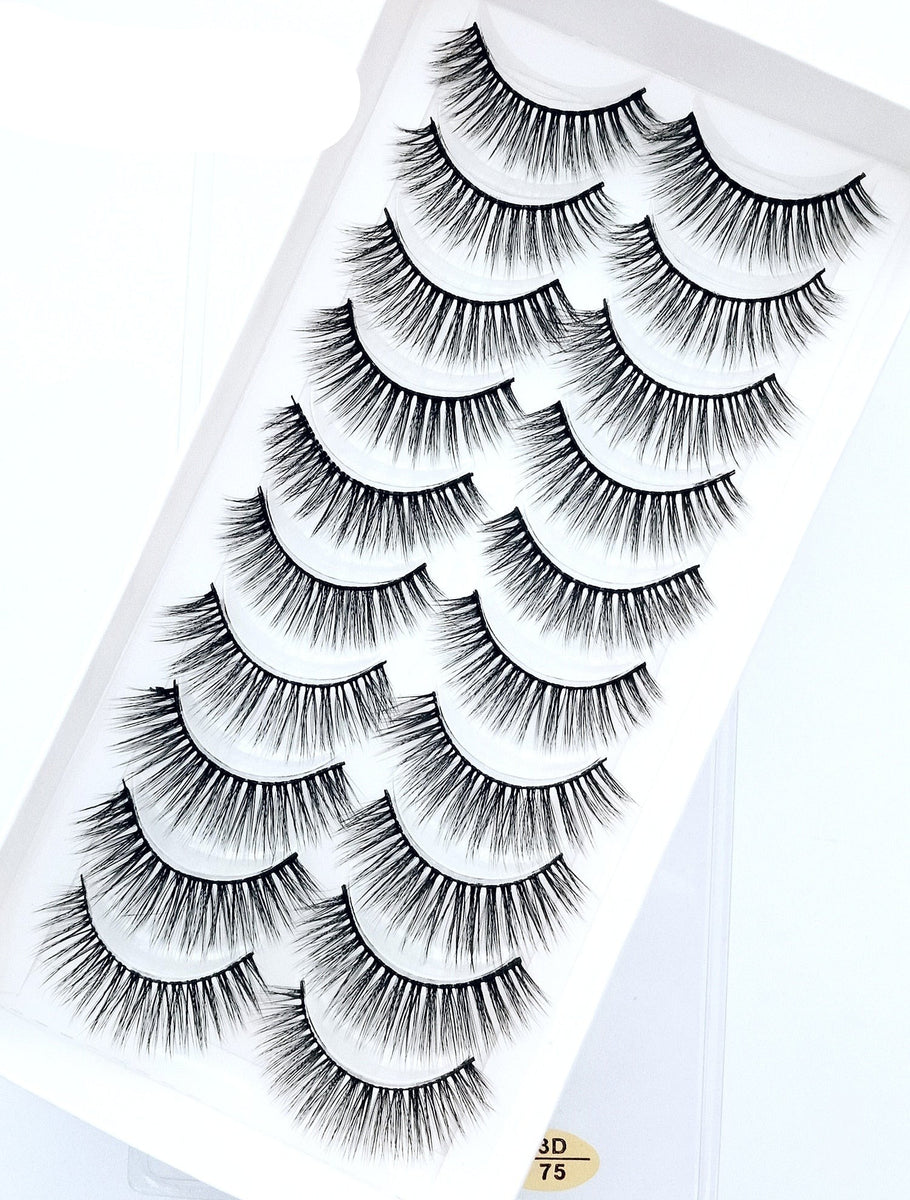 10 Pairs Drag Queen Eyelashes | Queenofdrag.com