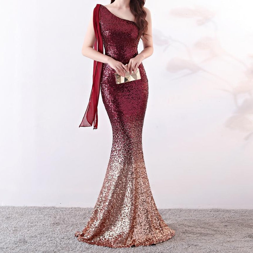 Angel -Drag Queen Sequin Dress | Queenofdrag.com