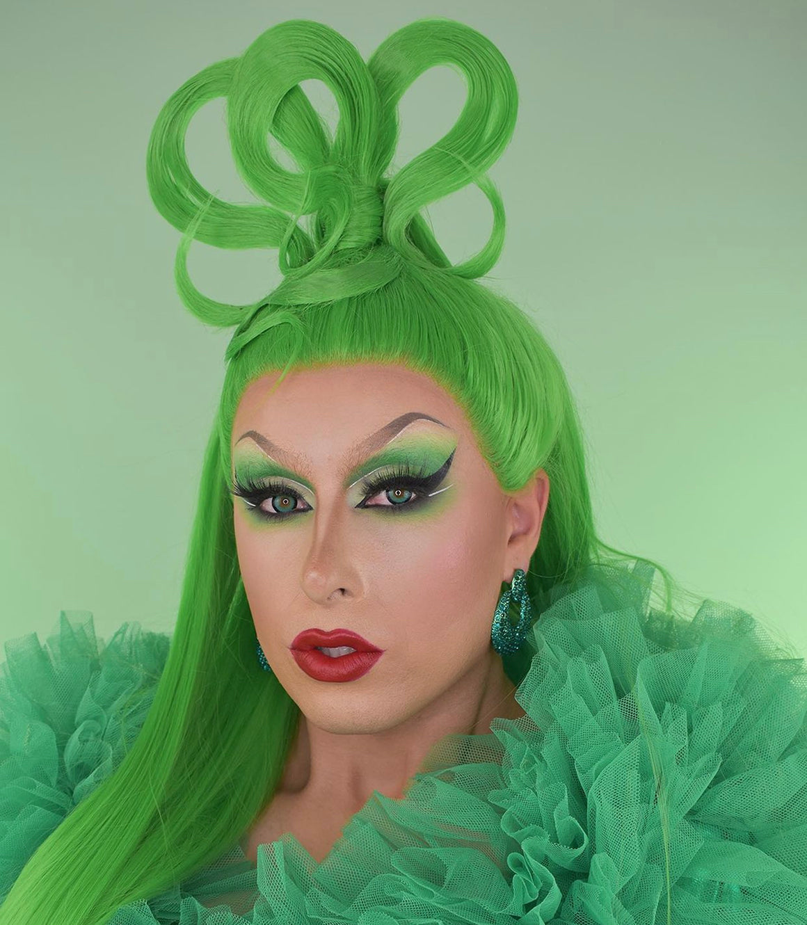 Green Drag Queen Lace Front Wig | Queenofdrag.com
