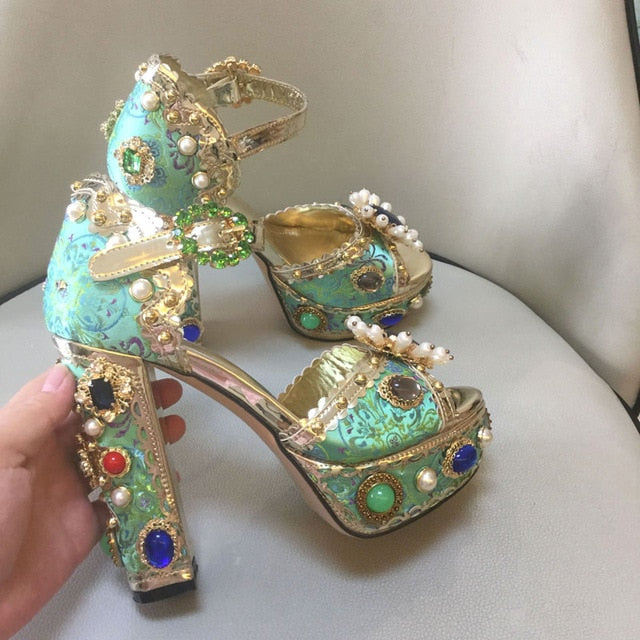 Majesty - Drag Queen Platform Sandals | Queenofdrag.com