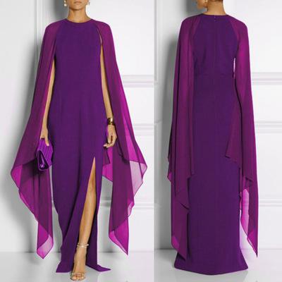 Dalia - Drag Queen Cape Sleeve Dress | Queenofdrag.com