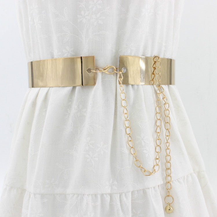 Metal - Adjustable Drag Queen Belt Hollow Out Silver | Queenofdrag.com