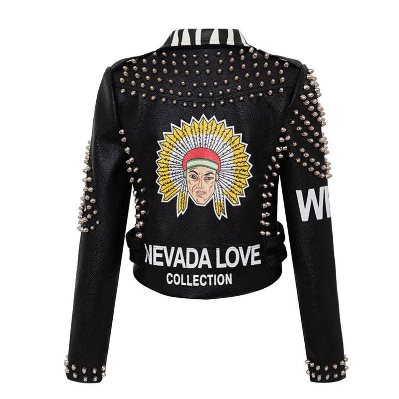 Graffiti 2 - Faux Leather Drag Queen Jacket | Queenofdrag.com